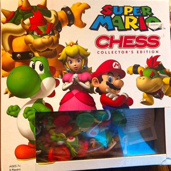 Usaopoly | Toys | Super Mario Chess Collectors Edition Board Game ...